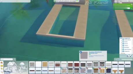SIM4 模拟人生4 海岛 沙滩 无MOD 把海水变成泳池的方法