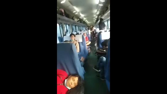 火车的服务态度太差(K424)