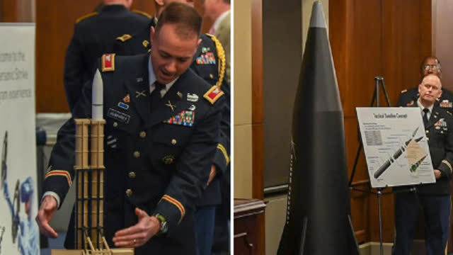 美军高超音速导弹模型曝光,几分钟打遍全球?中俄将面临新的问题