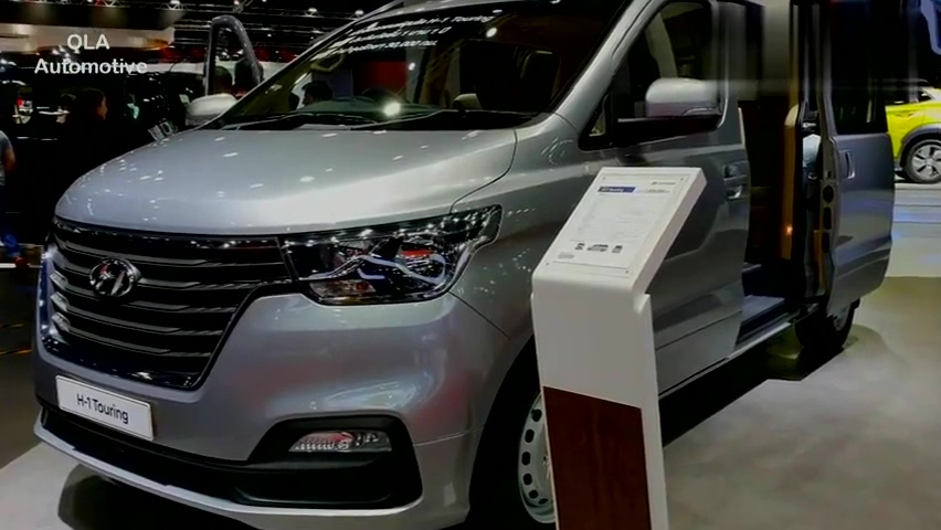 车展实拍现代MPV车型H-1,七座布局,空间真不赖!