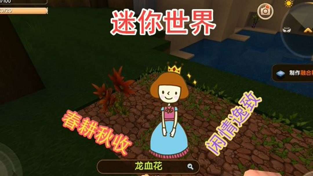 迷你世界一个人闯世界短暂的休整时间游戏