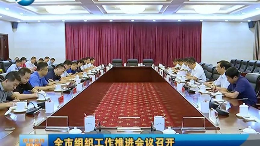 全市组织工作推进会议召开