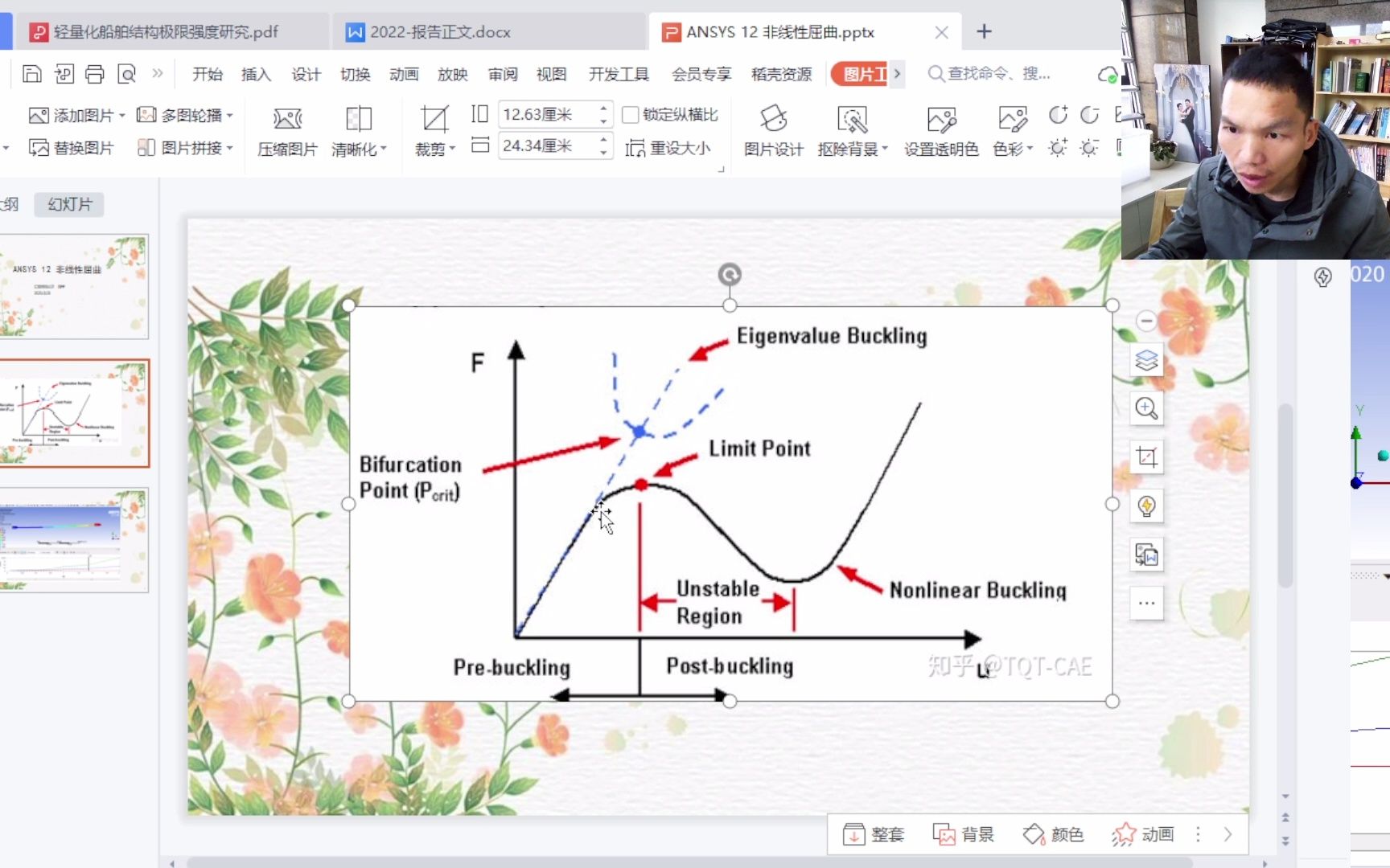 ANSYS 12 非线性屈曲
