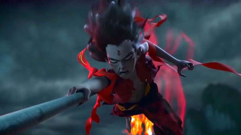 国产动画:哪吒摘下项圈后变身,简直燃爆我的眼球,又帅又能打!