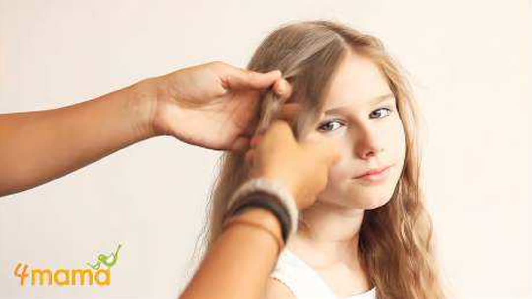 超漂亮的女童编发教程,感觉这个宝宝做完发型气质提升了不少!