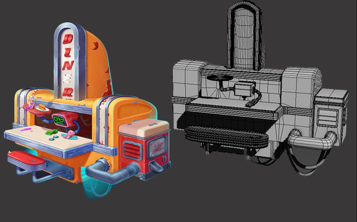 ...场景建模》零基础入门场景建模教学,从box到完整案例制作过程演示