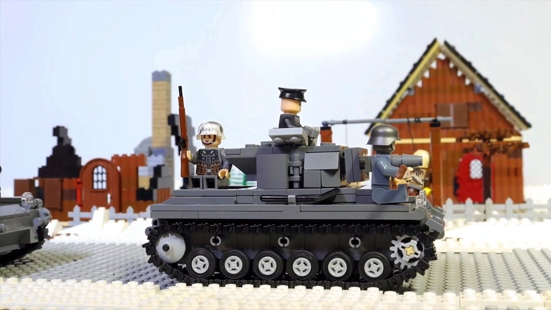 乐高二战定格动画,向莫斯科进发