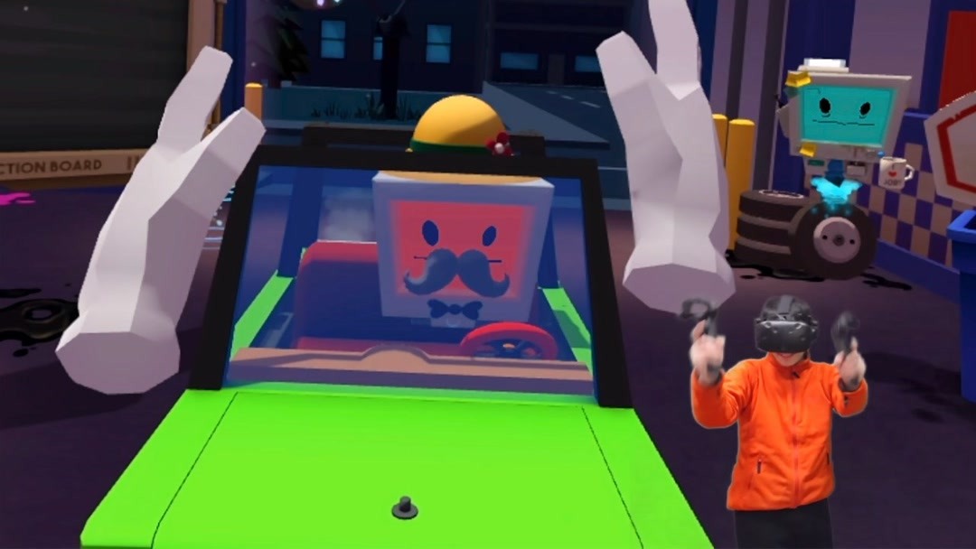 VR工作模拟器:小伙强夺顾客帽子,还把车身和尾气私自改成了黄色