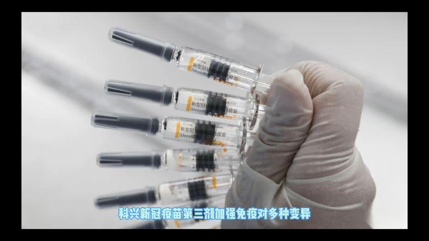 科兴新冠疫苗第三剂加强免疫对多种变异株病毒效果良好