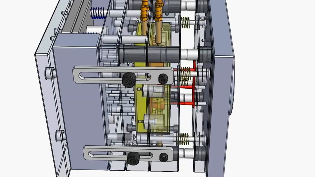 塑料注射模具机构设计动画演示