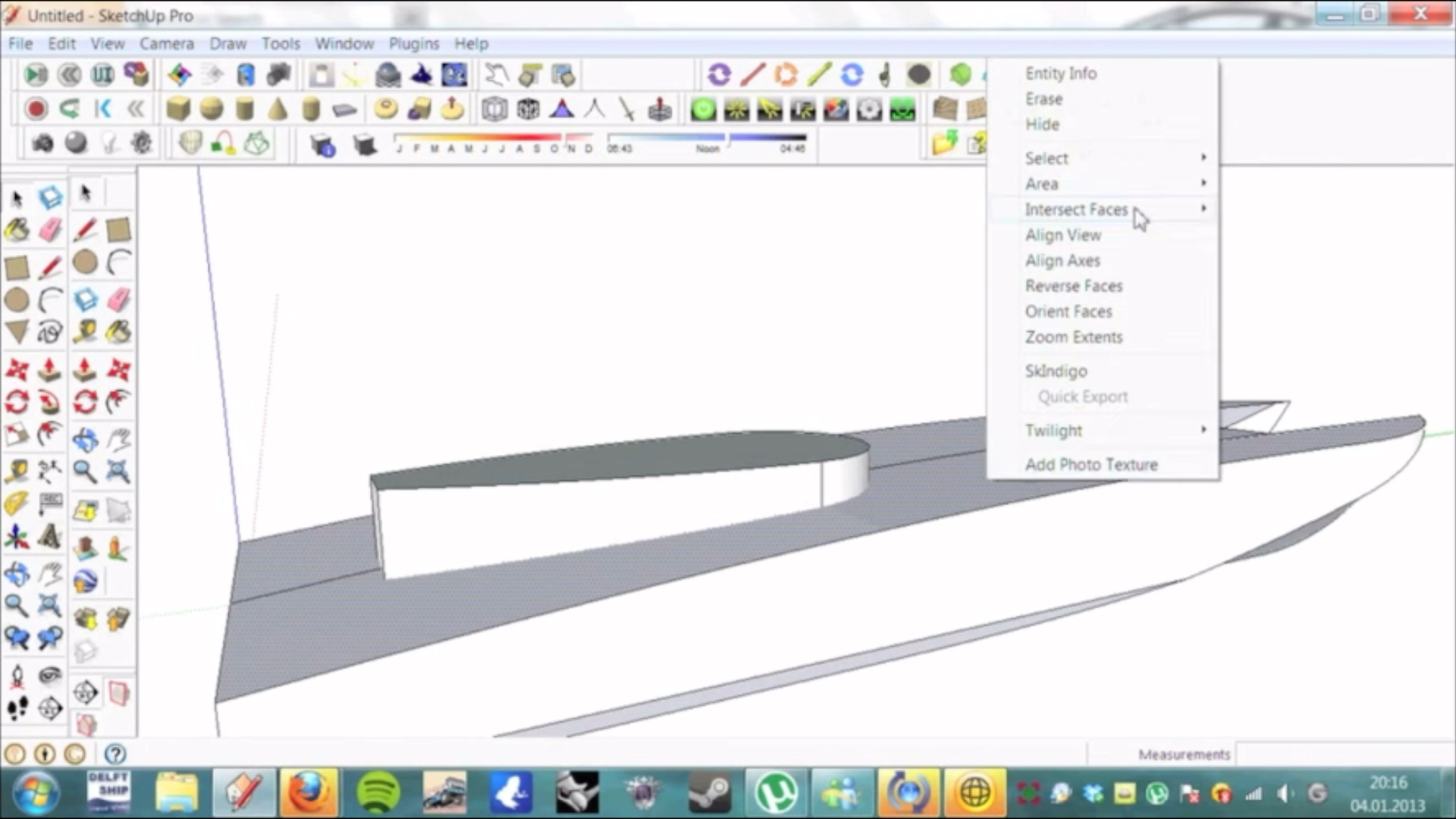 sketchup双体船建模教程(转载)