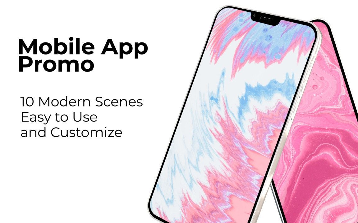 AE模板 | 手机模型场景移动应用程序促销展示网站促销游戏促销商业...