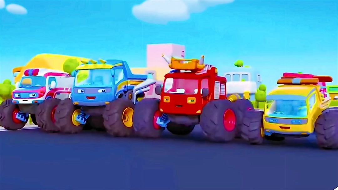 宝宝巴士动画:奇妙巴士救援队,最勇敢的巴士车!