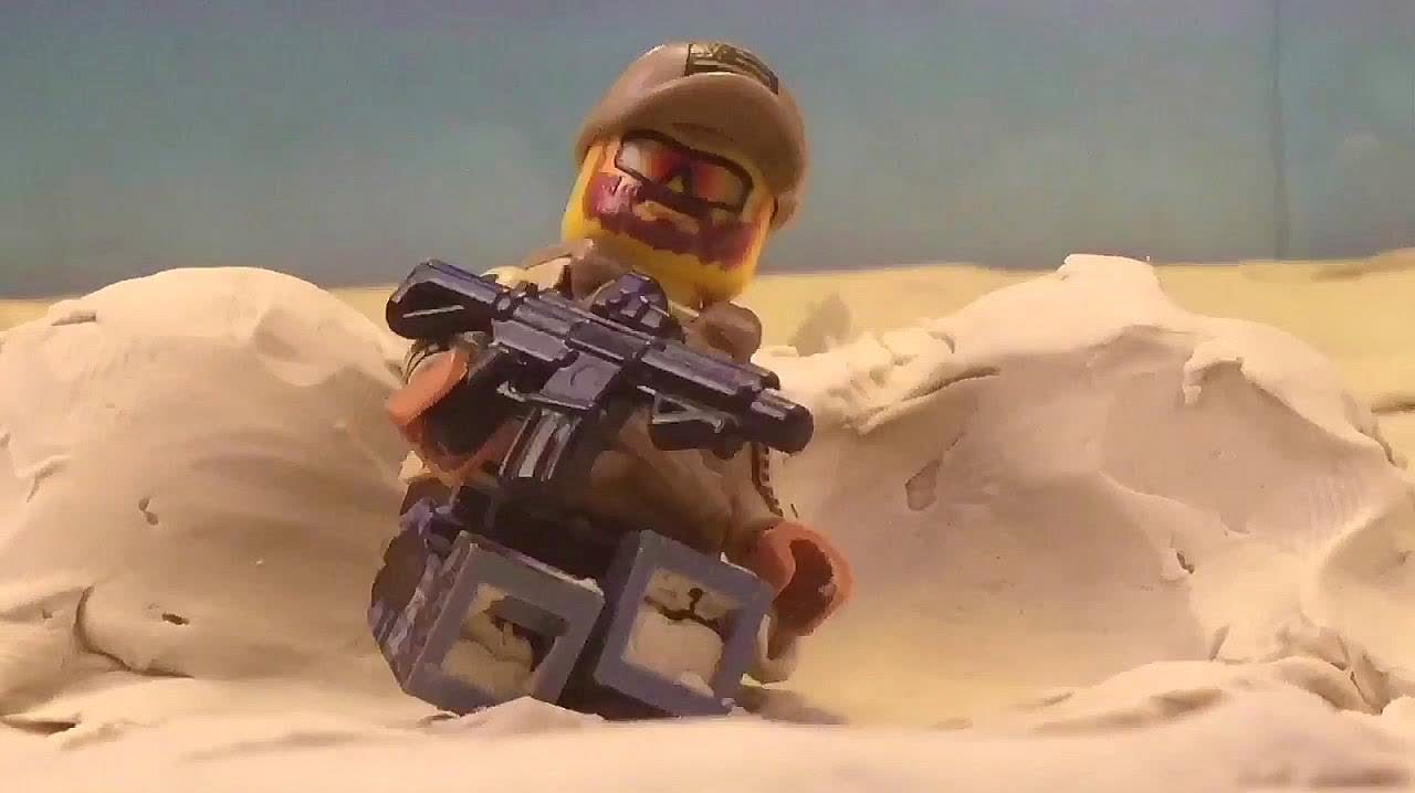 趣味定格动画,乐高积木现代战争,美国海军陆战队