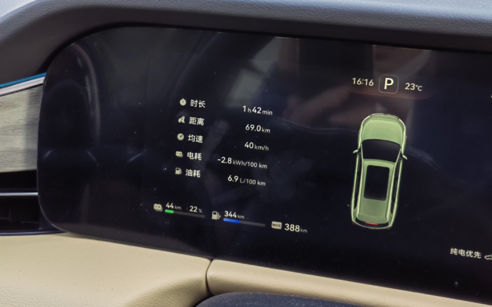 华为AITO问界M7体验手册:问界M7的高速油耗6L/100Km左右,还是挺...