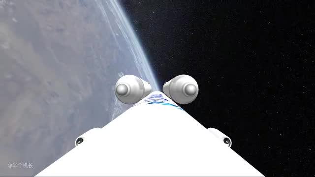 动画模拟:神舟13号飞船发射全过程,将3名航天员送到天宫空间站