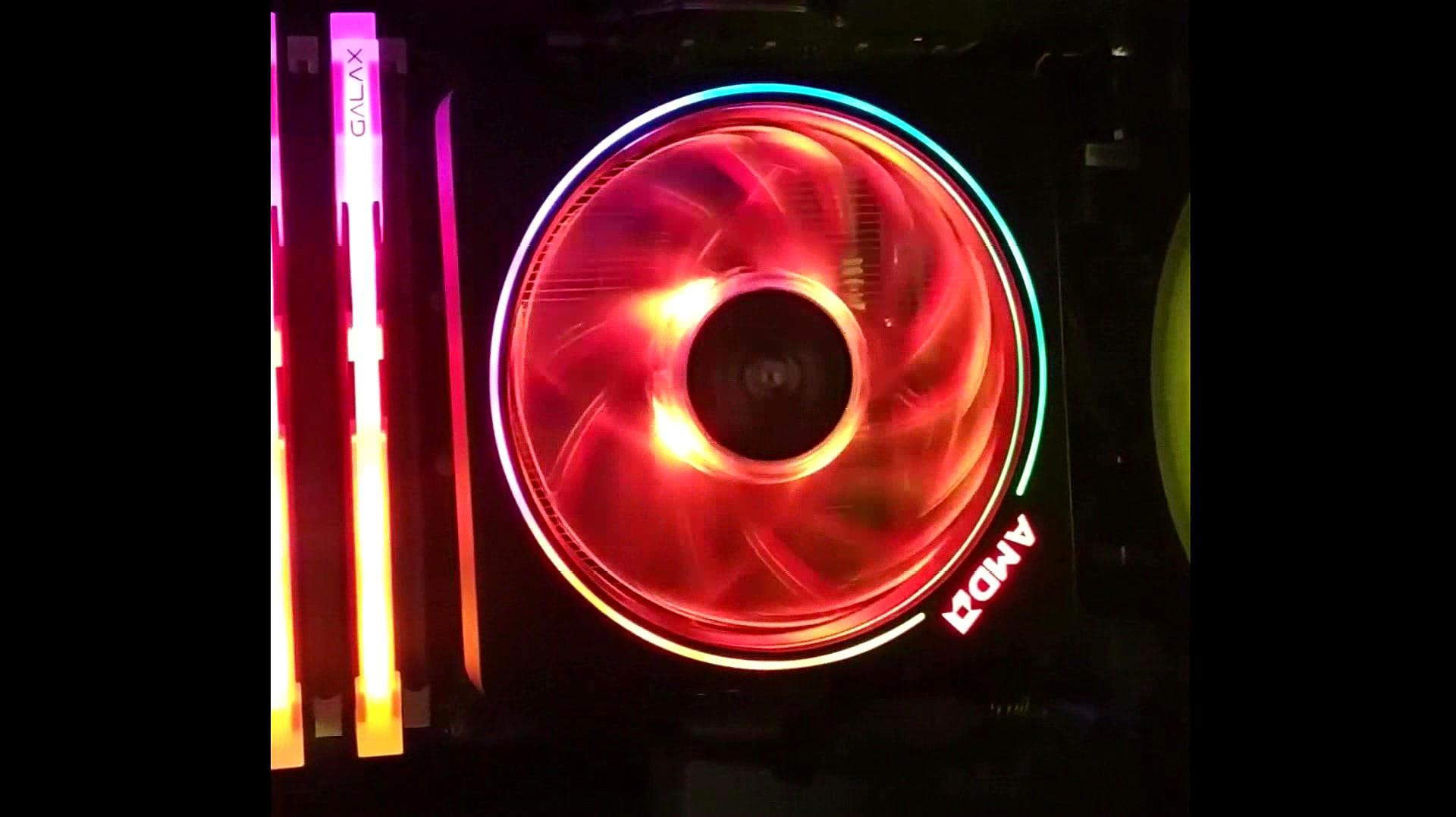 AMD锐龙自带散热器性能到底行不行?幽灵散热RGB版简单评测