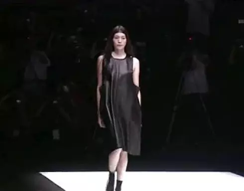 北方模特学校模特冠军T台走秀 2015春夏上海时装周