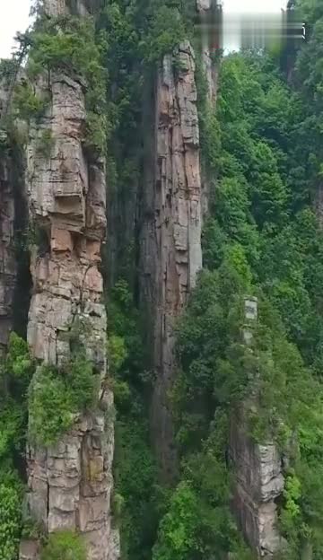 这就是湖南张家界 真是太美了吧