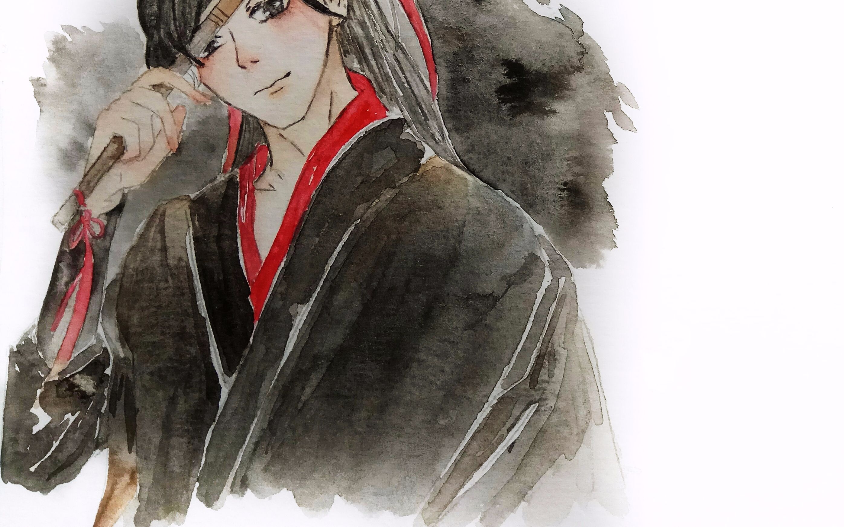 【水彩教程】魔道祖师 魏无羡 水彩教程