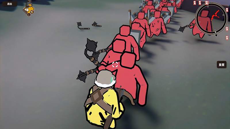 《超逼真的攻城模拟器》02:被好几百个人追着砍