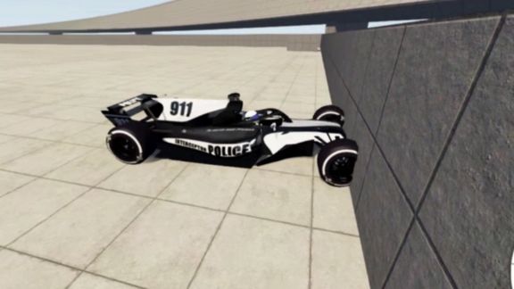 当f1赛车ߏ�️以最高的速度撞在墙上 beanmg 拟真车祸模拟器