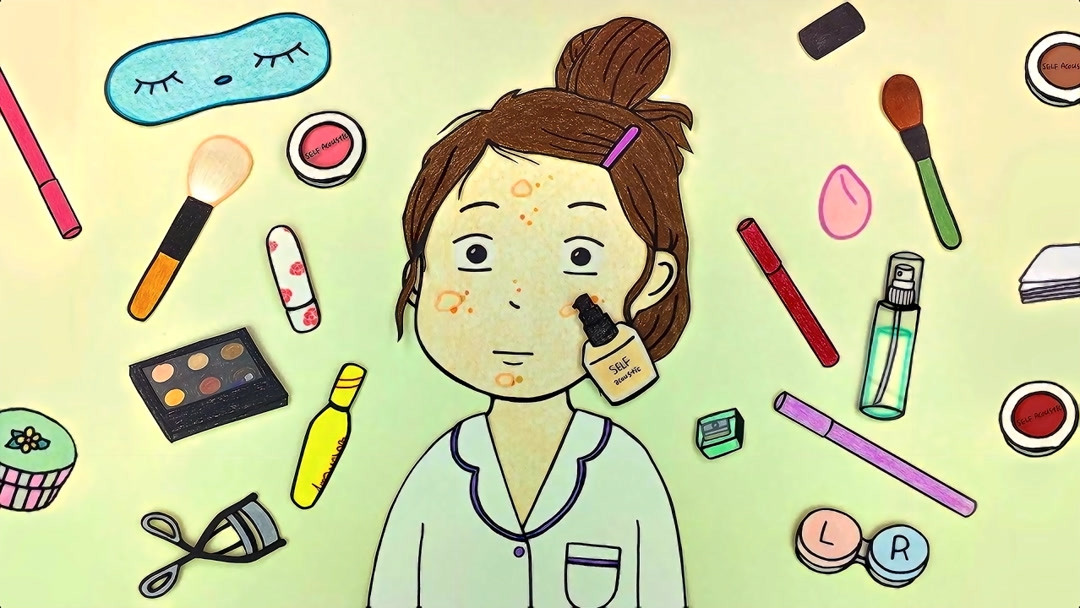 定格动画:化妆护肤与卸妆