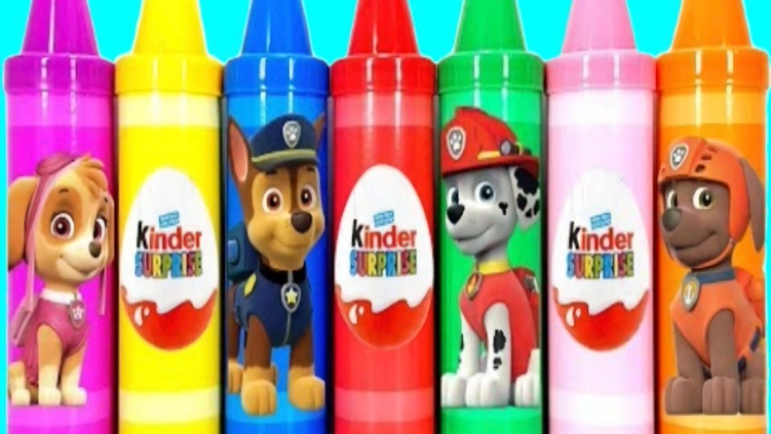 儿童简笔画填色游戏 狗狗巡逻队画宝塔