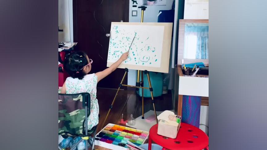 #印象派 画师作画过程