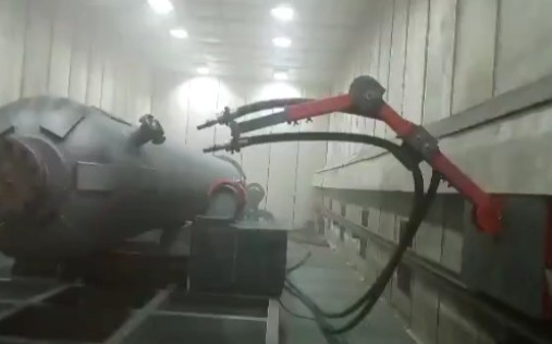 #智能喷砂机器人#非标喷砂机器人#自动喷砂设备#喷砂机器人#智能...