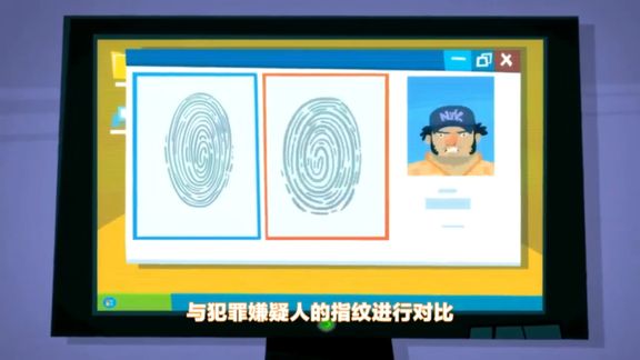 螺丝钉:指纹是独一无二的,所以它可以查询犯人,让你无法狡辩