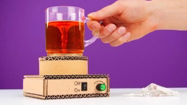 泡咖啡粉没勺子怎么办?老外自制磁力搅拌器,成品惊艳又实用