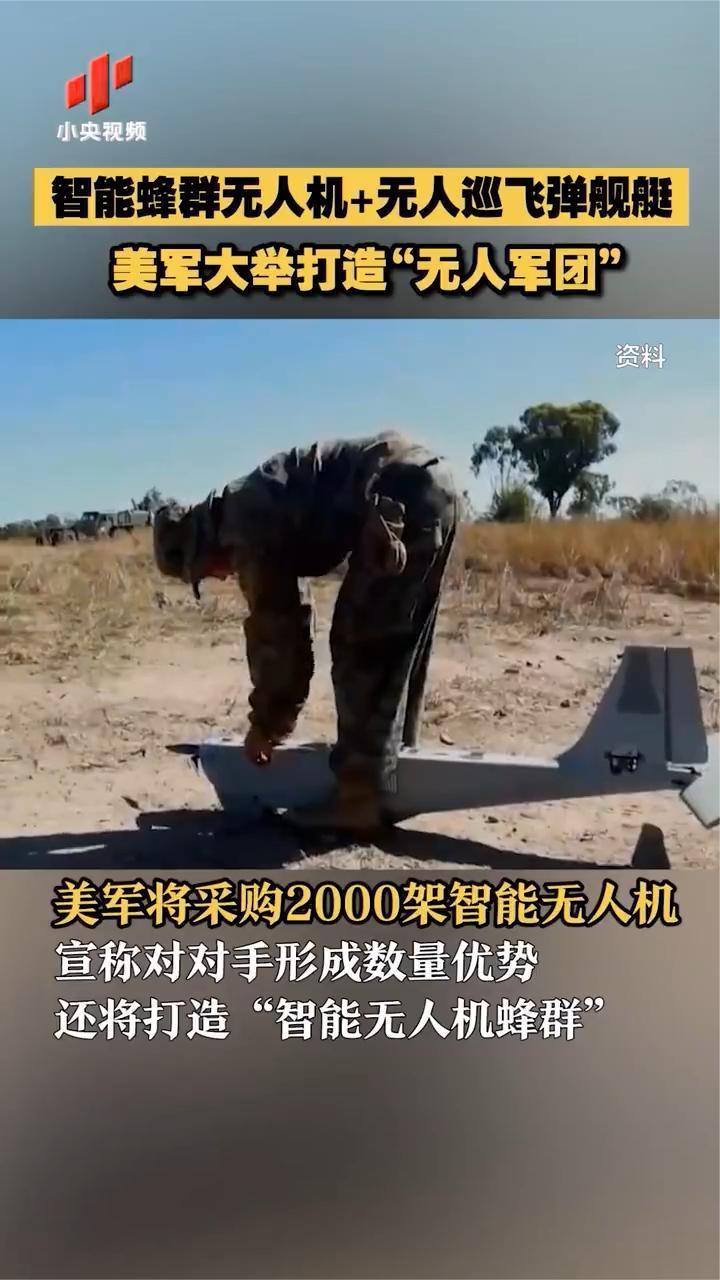 智能蜂群无人机+无人巡飞弹舰艇 美军大举打造"无人军团"