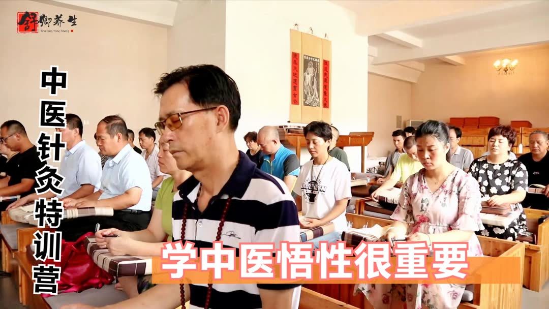 舒卿老师,舒氏针灸特训营教学,论学中医悟性有多重要!