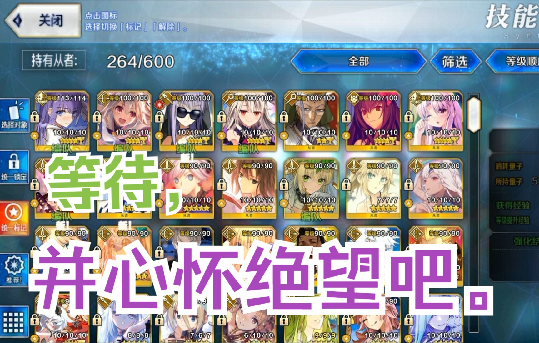 【fgo国服】6年了,一个开服老玩家的仓库究竟是怎么样的呢…?