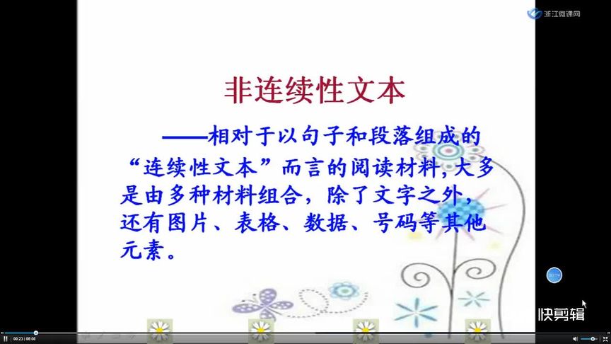 初中非连续性文本阅读(一)——审题和文意概括