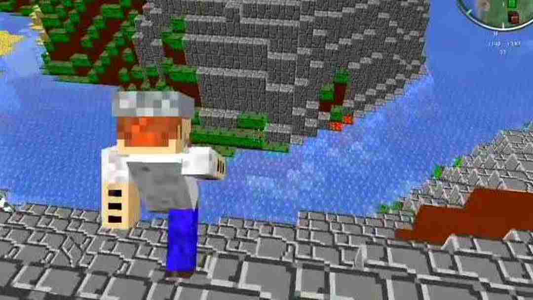 我的世界玩生存制作斧头找食物