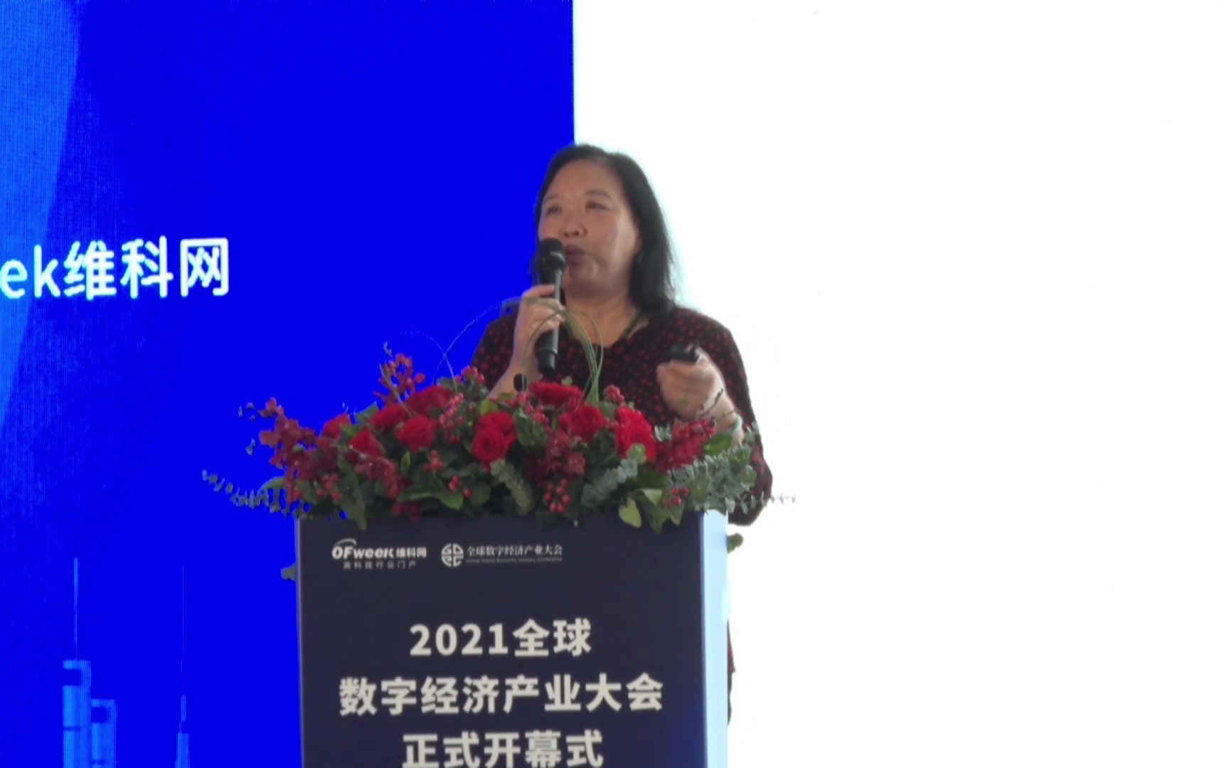 数字经济领域知名专家王晓红女士分享数字化平台企业在构建新发展...