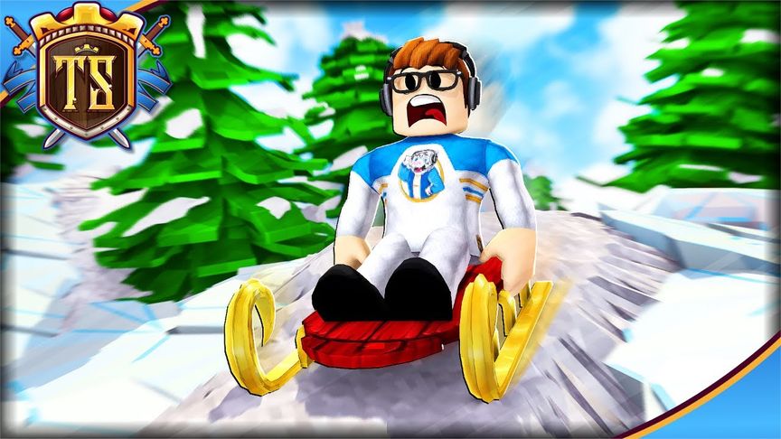 ROBLOX滑板模拟器:乘坐狗粮也能滑雪?