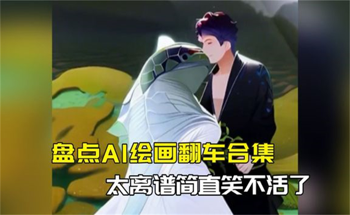 盘点那些AI绘画翻车现场,太离谱,简直笑不活了