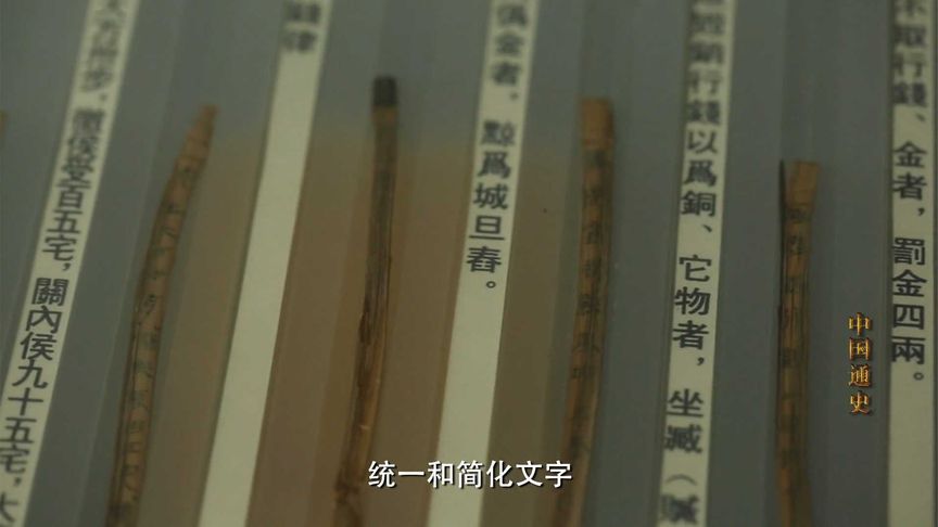 中国通史:秦始皇下令焚书坑儒,统一文字和统一度量衡,改革币制