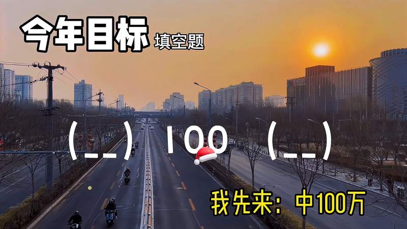 今年的目标是什么