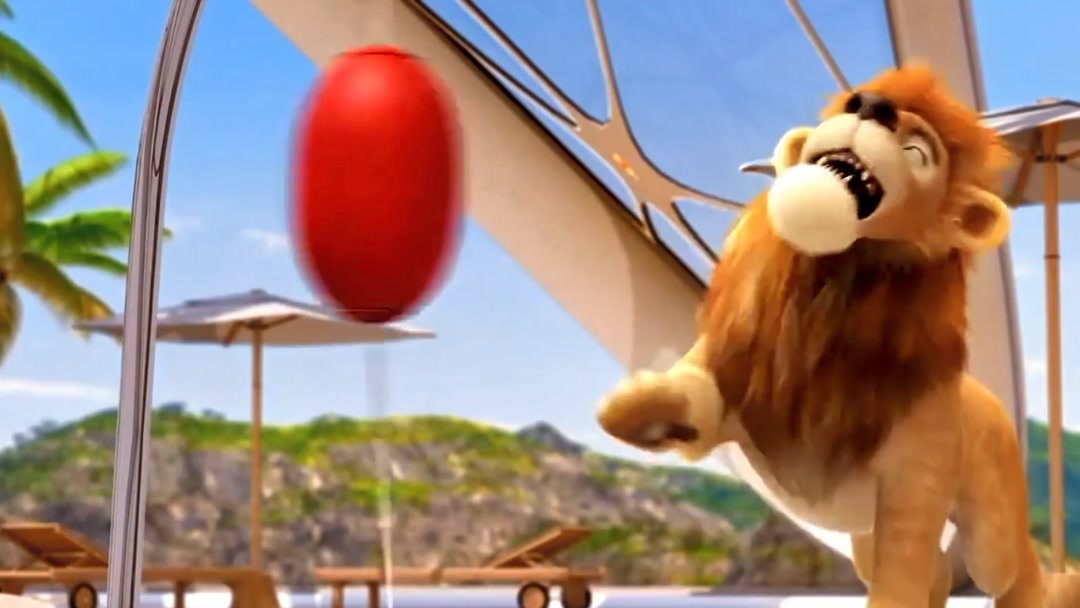 动物总动员:非洲狮闯进健身厅,人类好奇怪,发明这么多器械