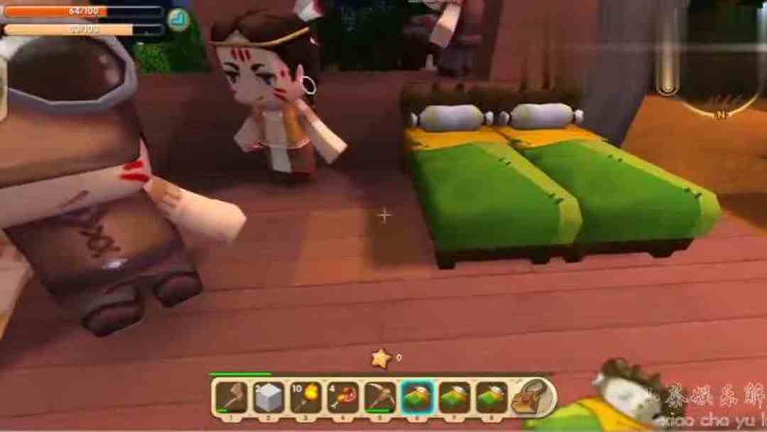 迷你世界:回家盖房子住集体宿舍