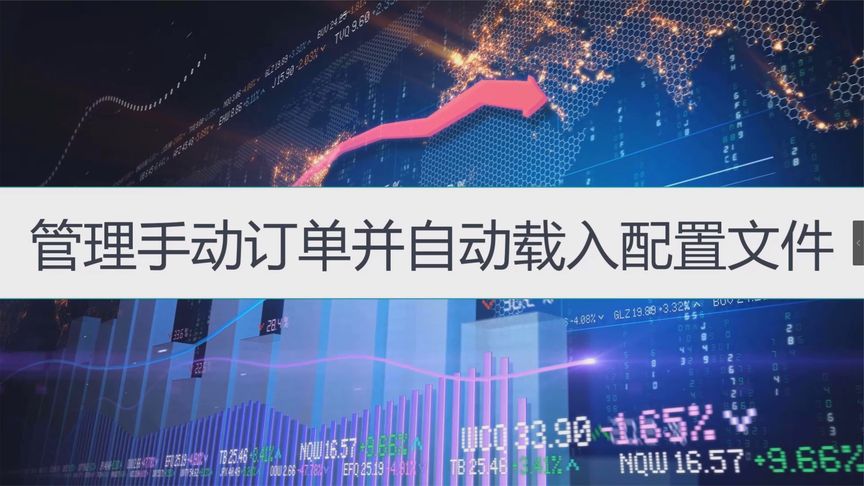 管理手动订单并自动载入配置文件