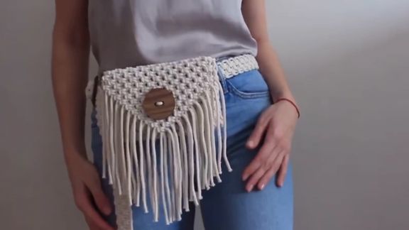 简单易上手,迷你腰包编织教程分享