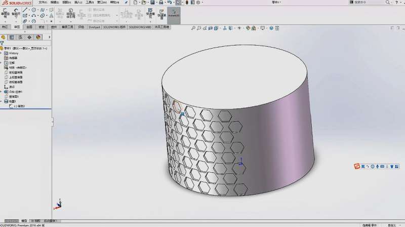 SolidWorks包覆特征建立
