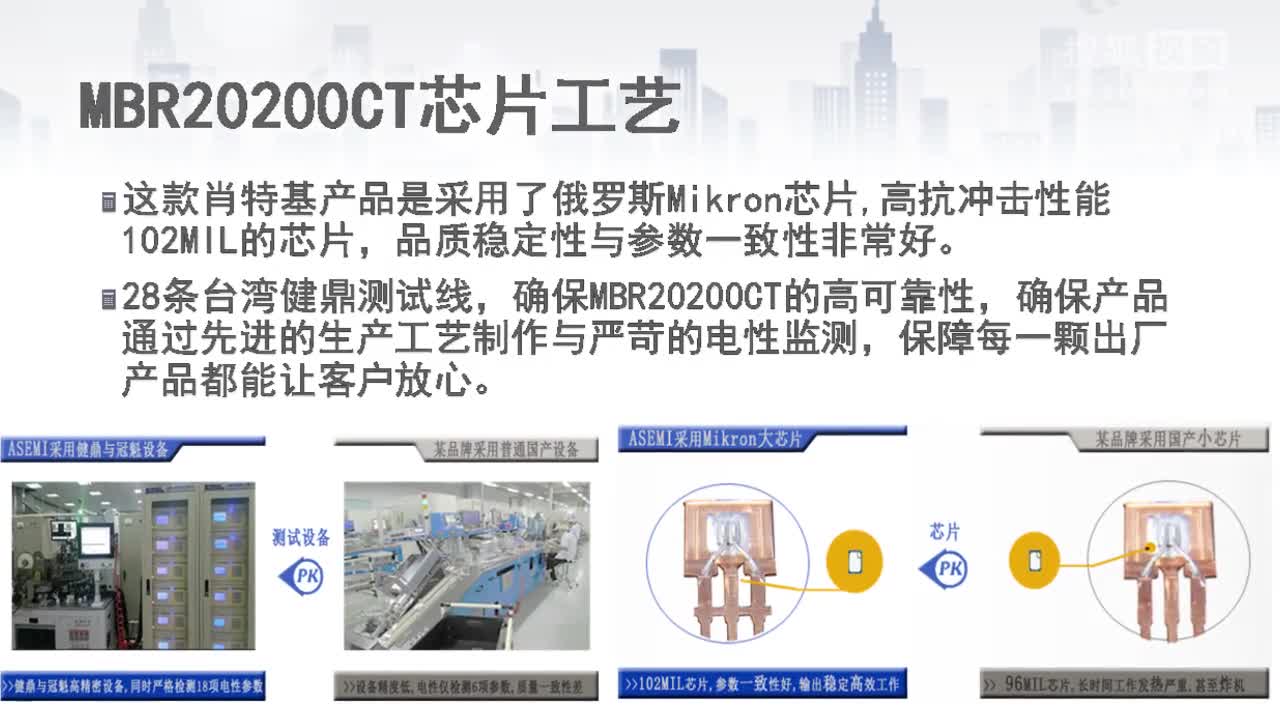 MBR20200CT,大电流高耐压ASEMI肖特基二极管产品介绍