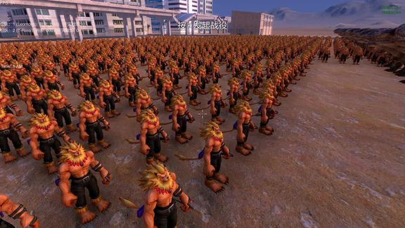 战争模拟器 狮子兽挑战500霸王龙 数量与力量谁能胜出