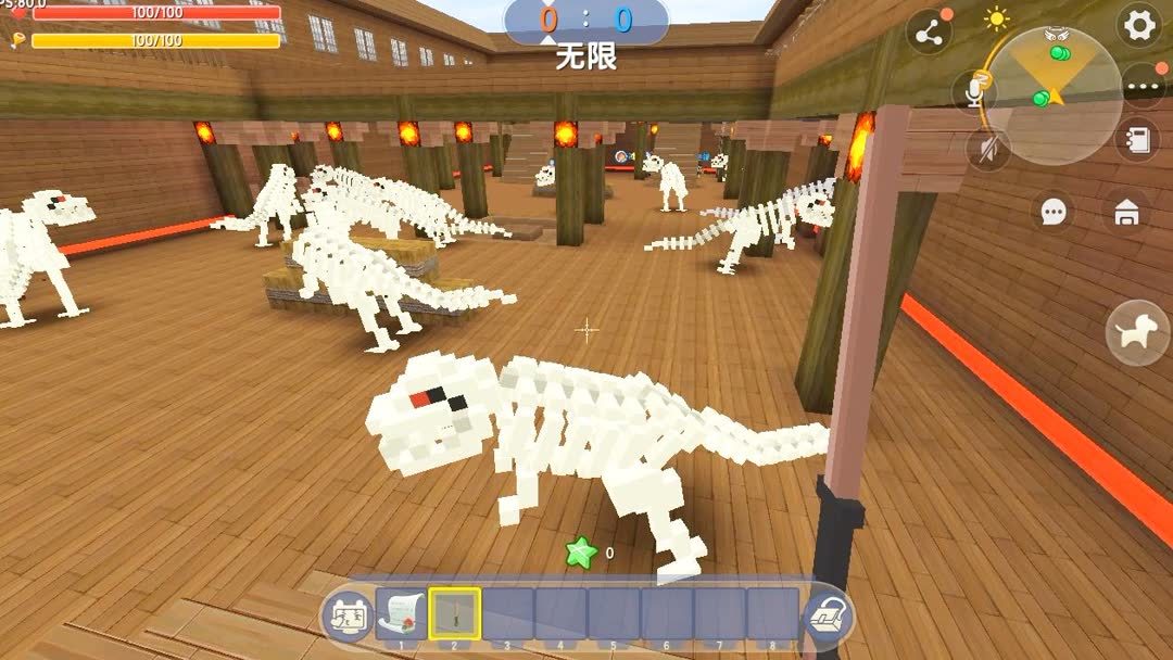 迷你世界:刀剑大乱斗,开局一把小刀,半仙神器还没做出来就赢了